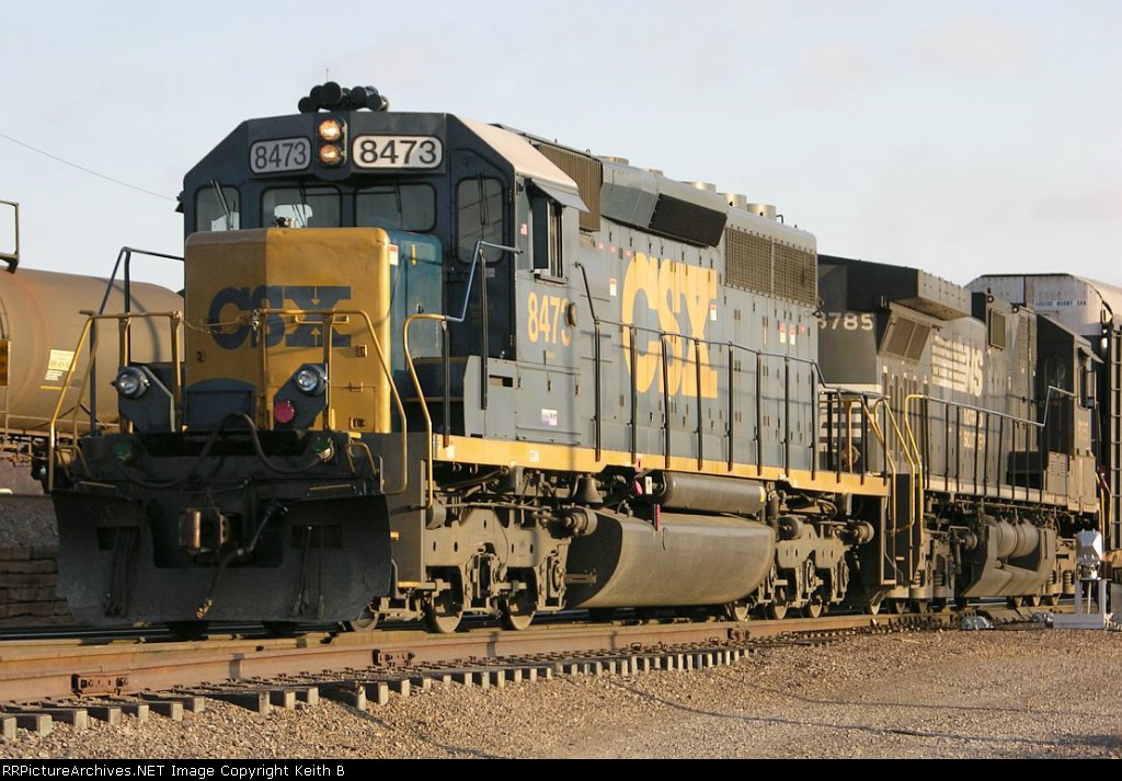CSX 8743 and NS 8785